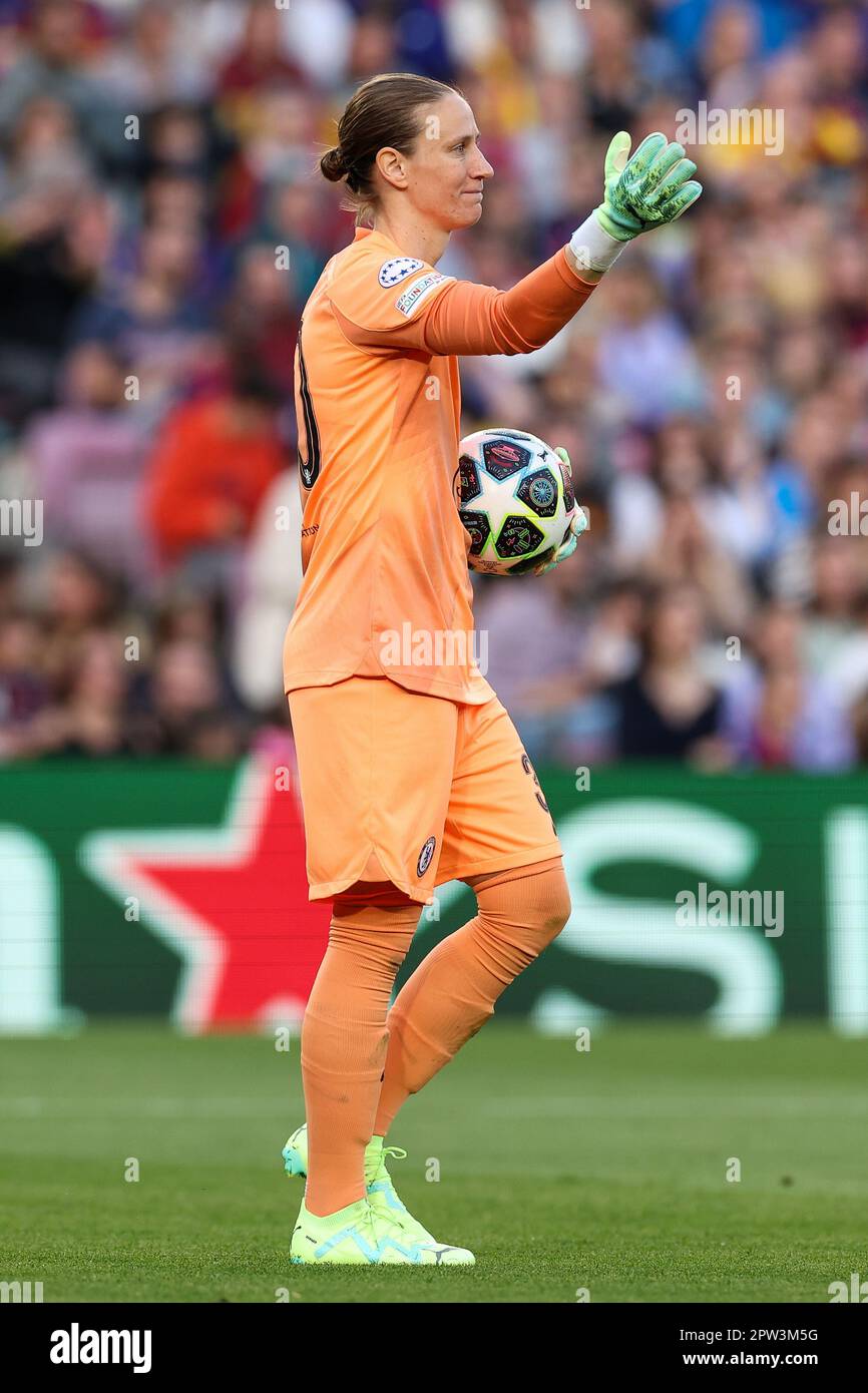 BRCELONA, SPAIN - APRIL 27: Ann-Katrin Berger of Chelsea FC Women ...