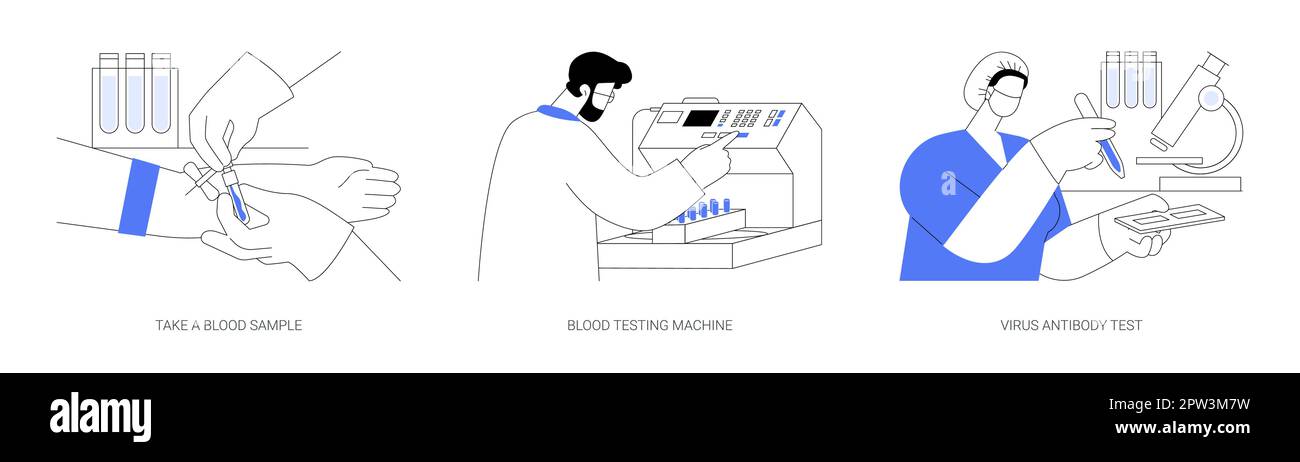 Laboratory testing abstract concept vector illustrations Stock Vector ...
