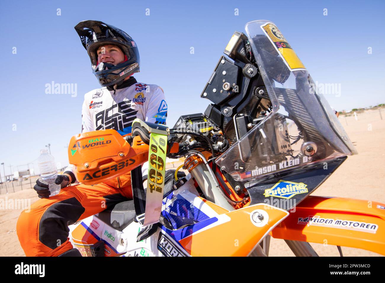 San Luis, Mexique. 28th Apr, 2023. KLEIN Mason (usa), BAS World KTM Racing Team, KTM 450 Rally ...