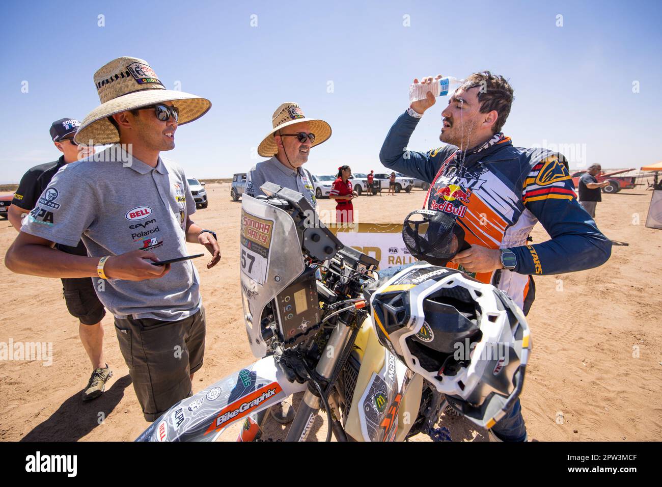 San Luis, Mexique. 28th Apr, 2023. CAMURRI Massimo (ita), Husqvarna, FIM W2RC, portrait during ...