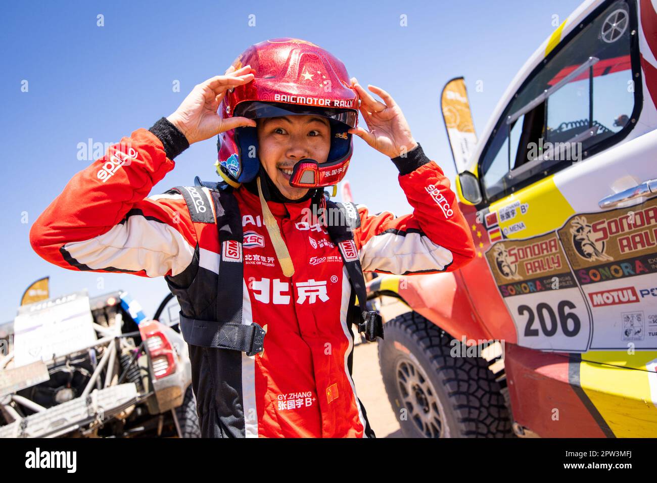 San Luis, Mexique. 28th Apr, 2023. ZHANG Guoyu (chn), BAIC ORV, BAIC ORV BJ40, FIA W2RC ...