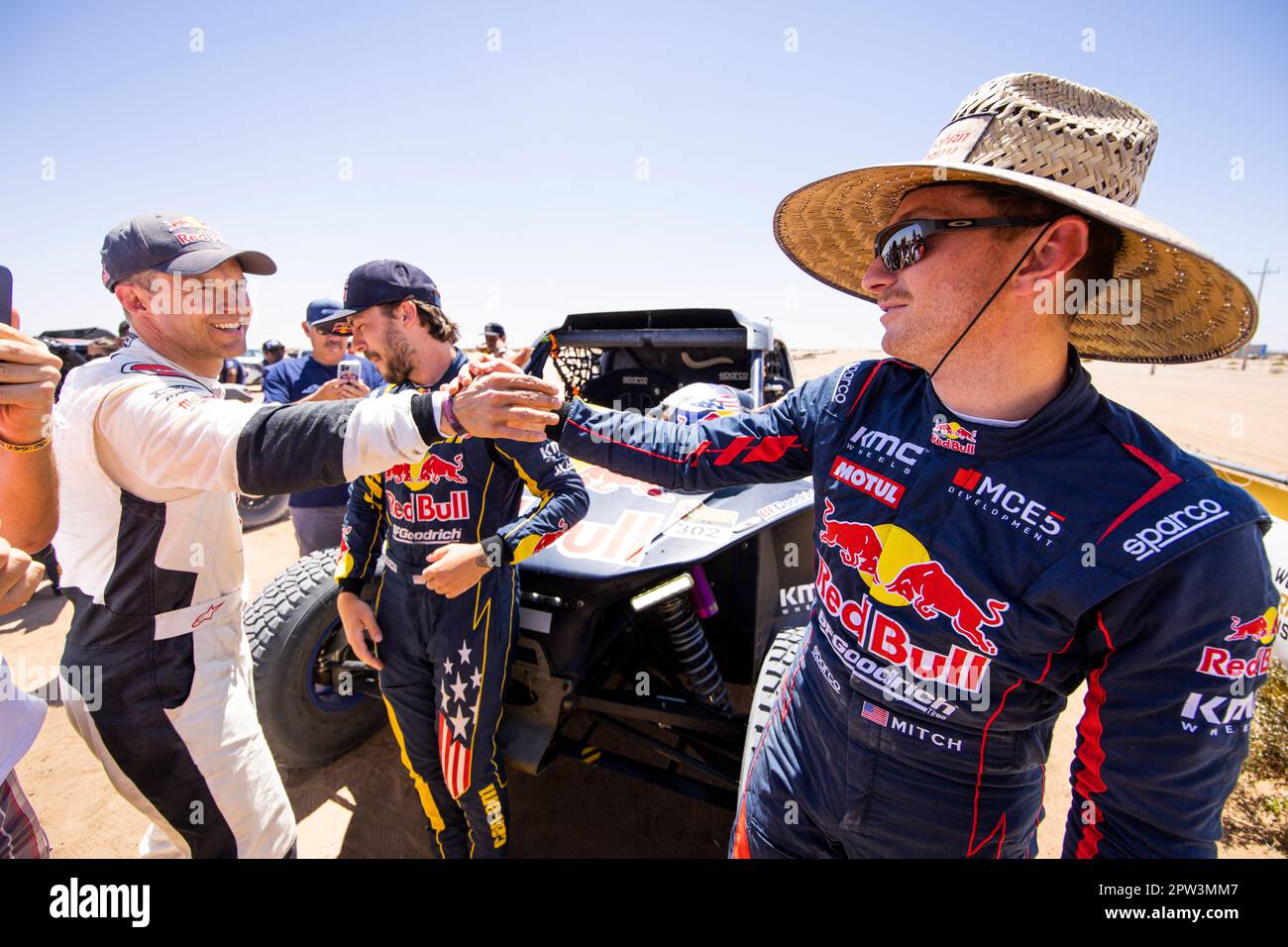 San Luis, Mexique. 28th Apr, 2023. EKSTROM Mattias (swe), South Racing Can-Am, Can-Am Maverick ...