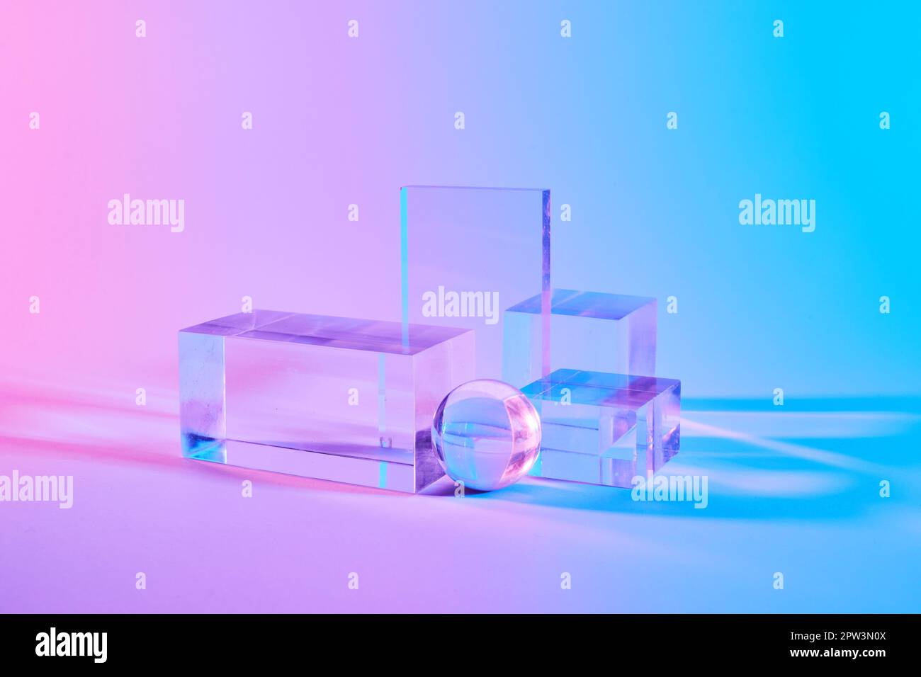 Product background podium glass display background, Transparent glass ...