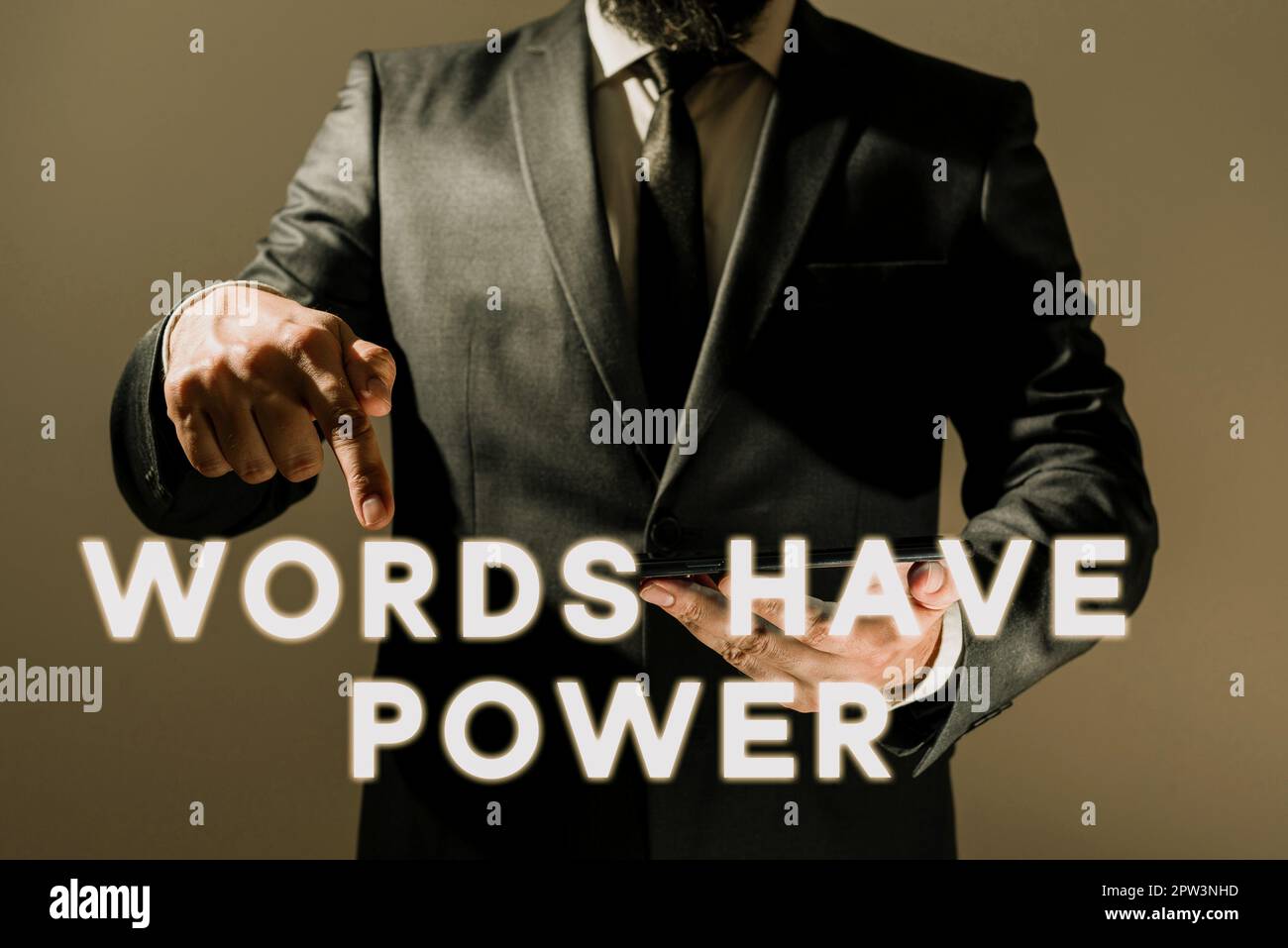 Conceptual caption Words Have Power, Word Written on Energy Ability to ...