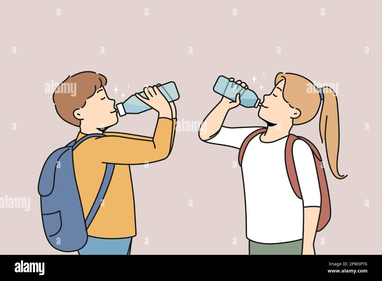 Children drawing water hi-res stock photography and images - Alamy