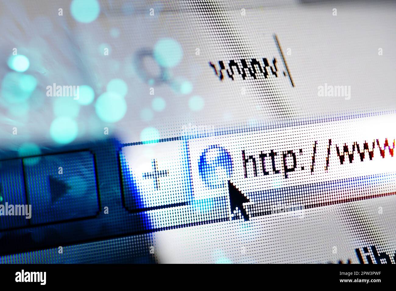 Browser of computer ready to read a website Stock Photo - Alamy