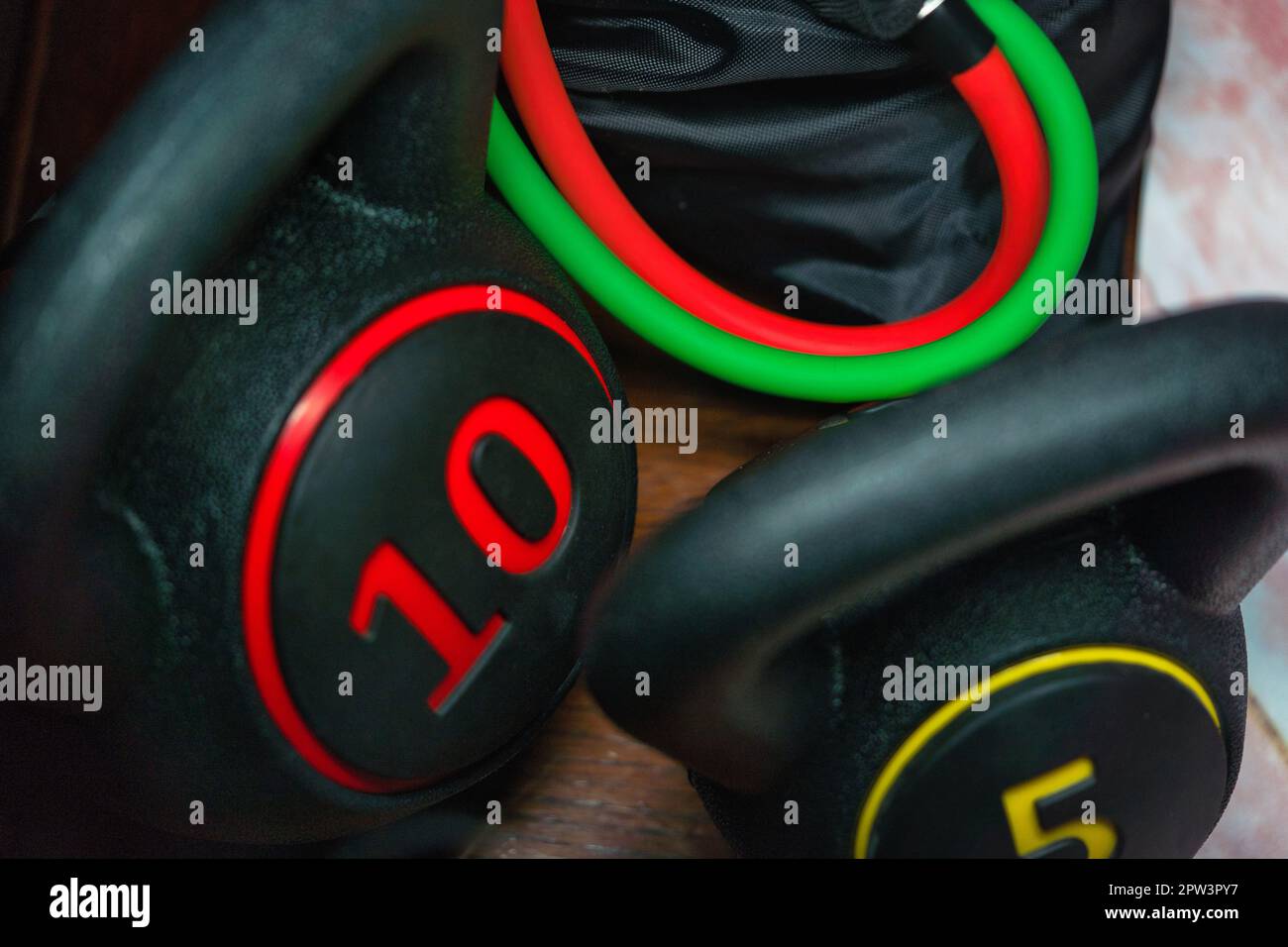 Resistance bands weight hi-res stock photography and images - Alamy