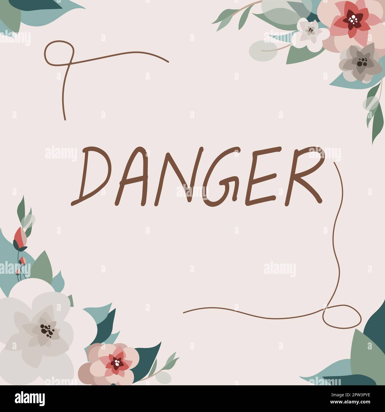 Conceptual display Danger, Business idea general word for liability to ...