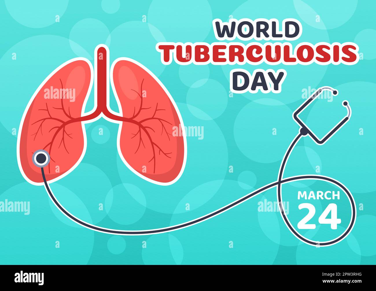 World Tuberculosis Day on March 24 Illustration with Pictures of the ...