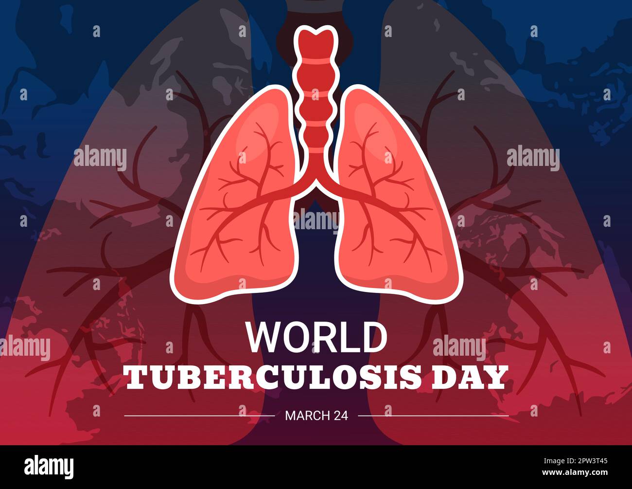 World Tuberculosis Day on March 24 Illustration with Pictures of the ...