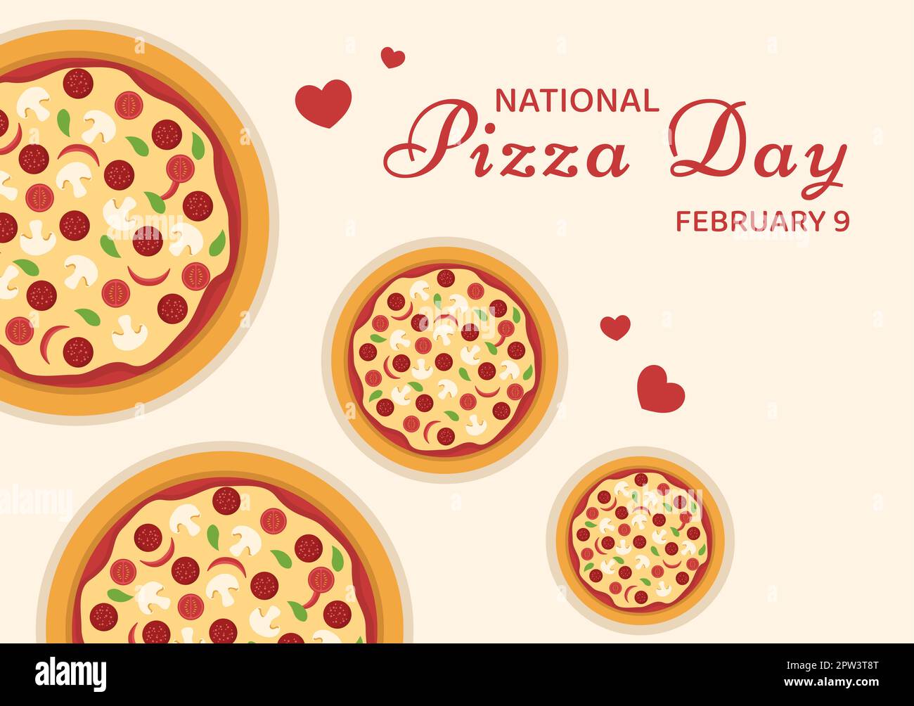 National Pizza Day on Celebration February 9 by Consuming Various Slice ...