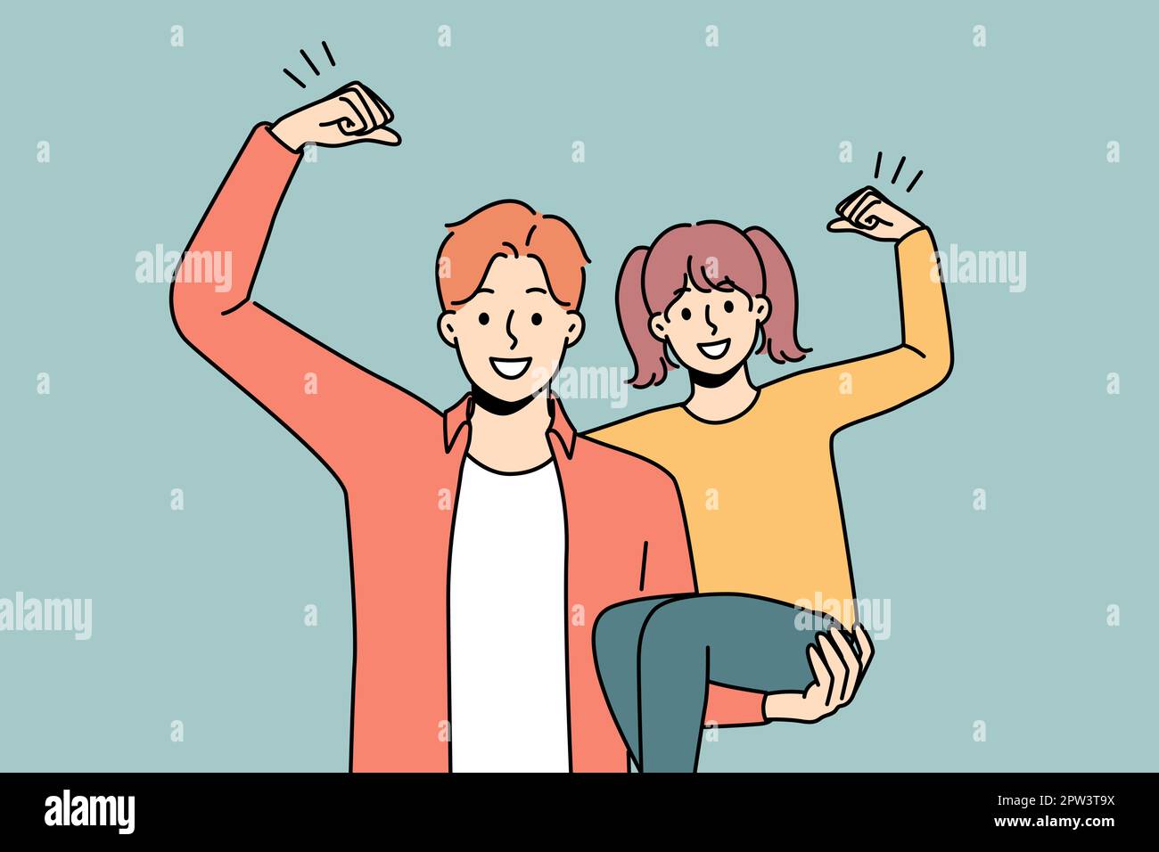 Daughter energy Stock Vector Images - Alamy