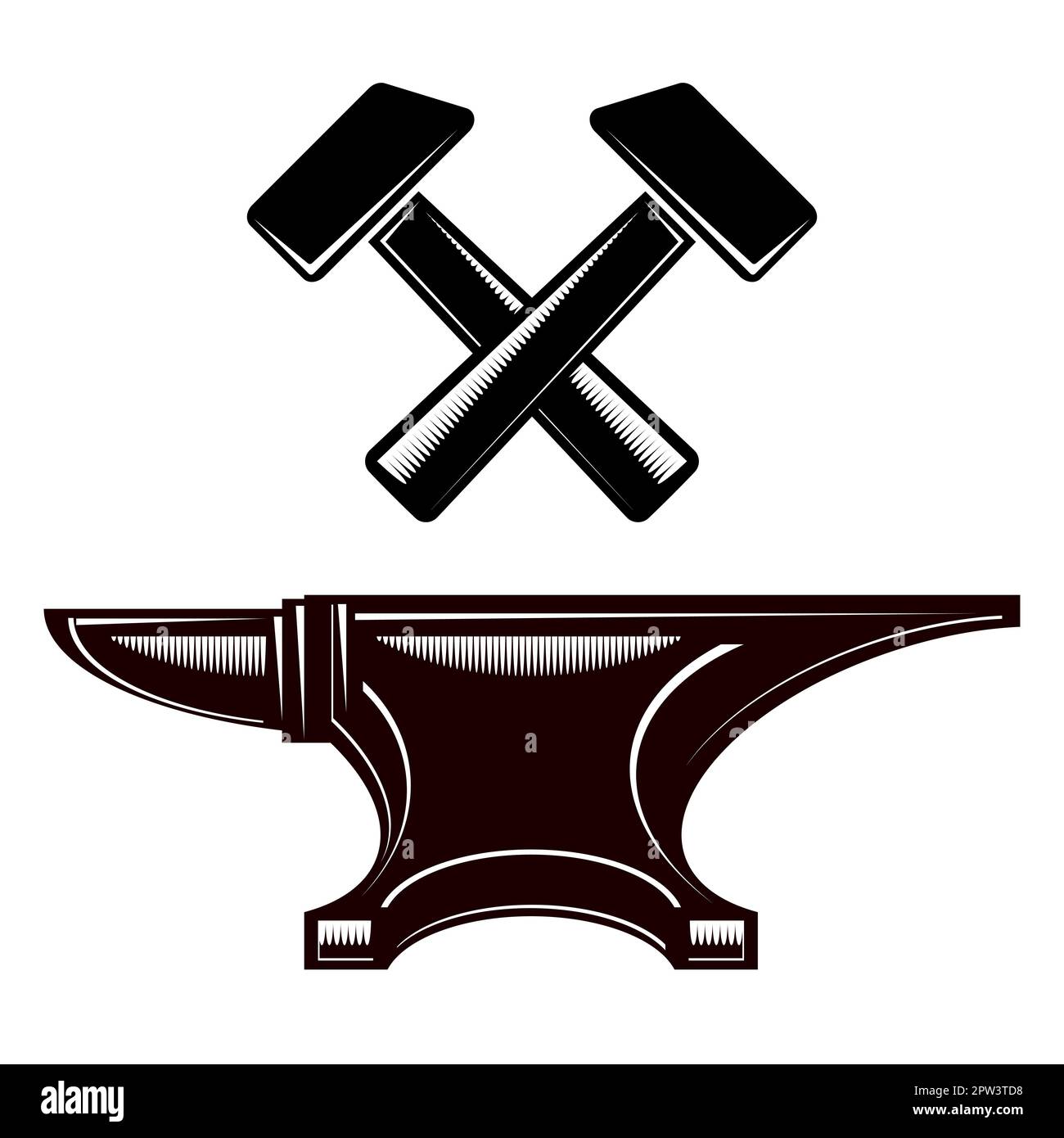 Anvil Hammer Logo