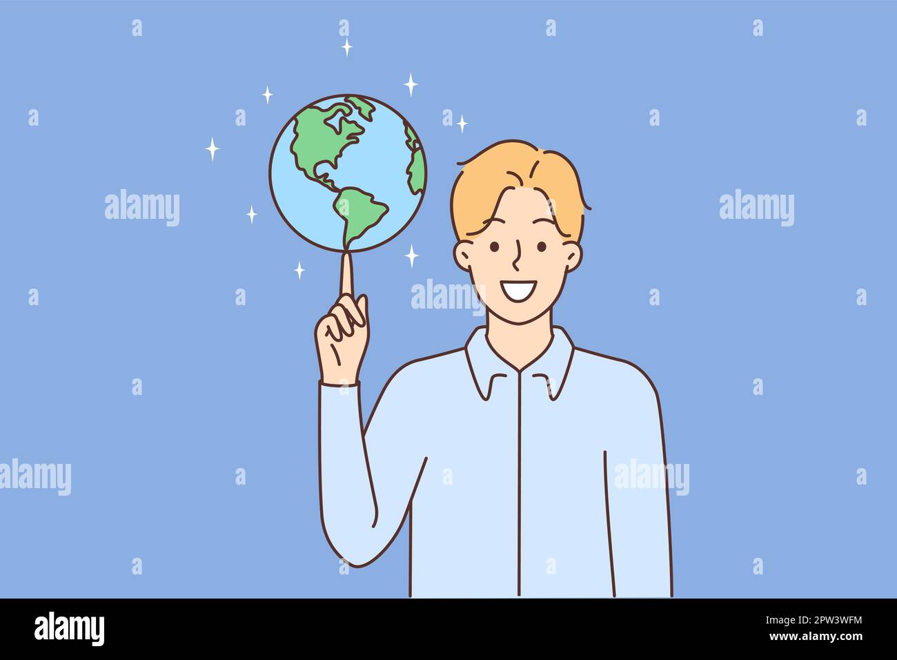 Global spin Stock Vector Images - Alamy