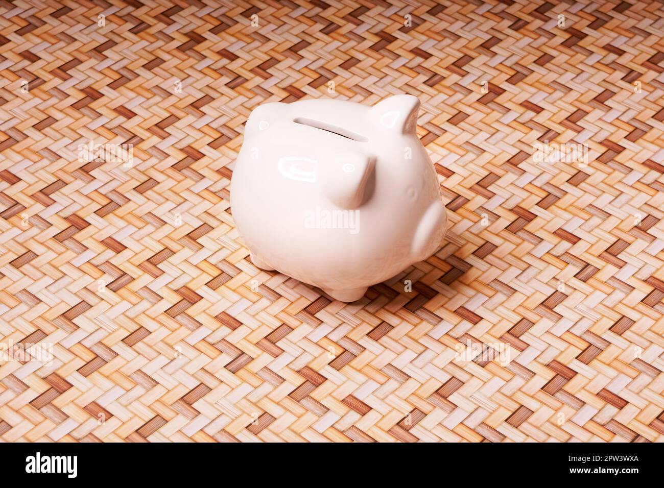 Piggy bank for collecting change, tips and pocket money Stock Photo - Alamy