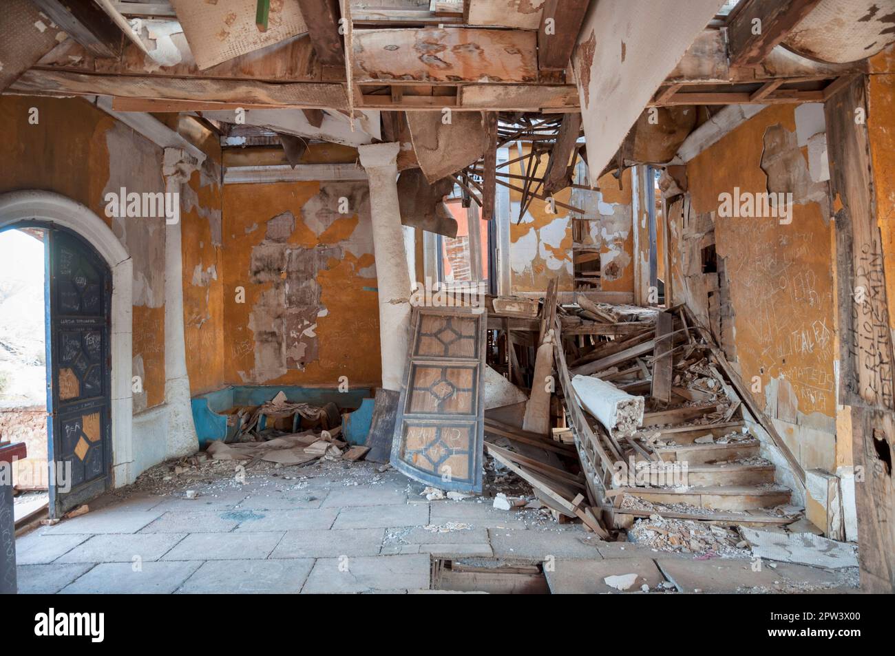 09-22-2022. Almeria,Andalucía,Spain. Fuerte El Condor .Abandoned movie ...