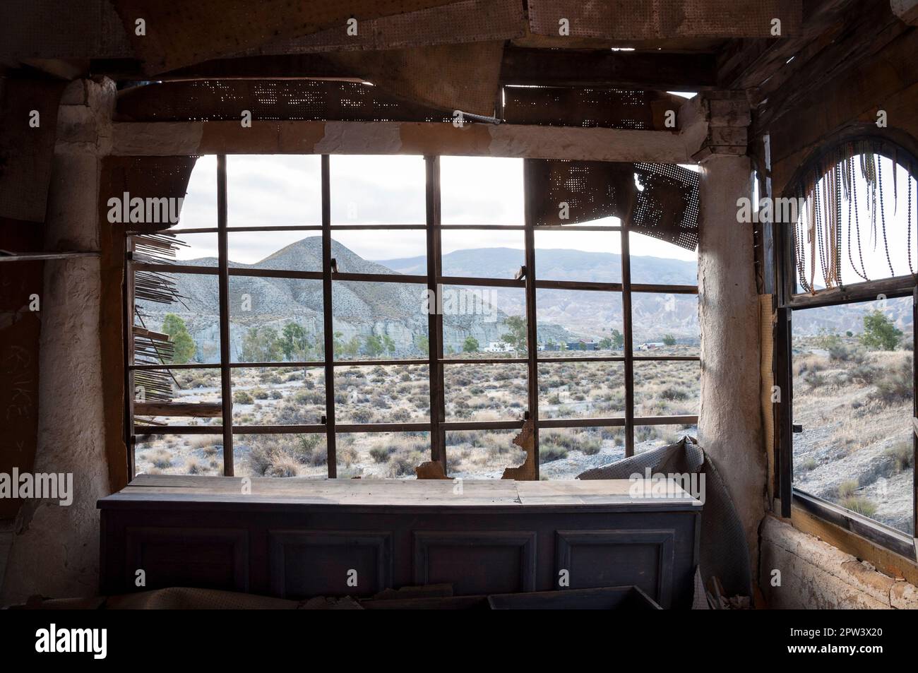 09-22-2022. Almeria,Andalucía,Spain. Fuerte El Condor .Abandoned movie ...