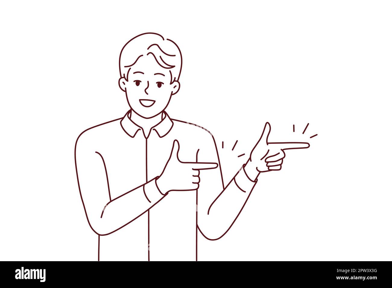 Look back smiling Stock Vector Images - Alamy