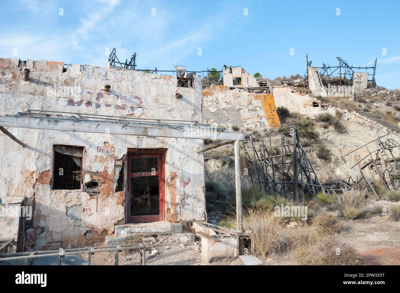 09-22-2022. Almeria,Andalucía,Spain. Fuerte El Condor .Abandoned movie ...