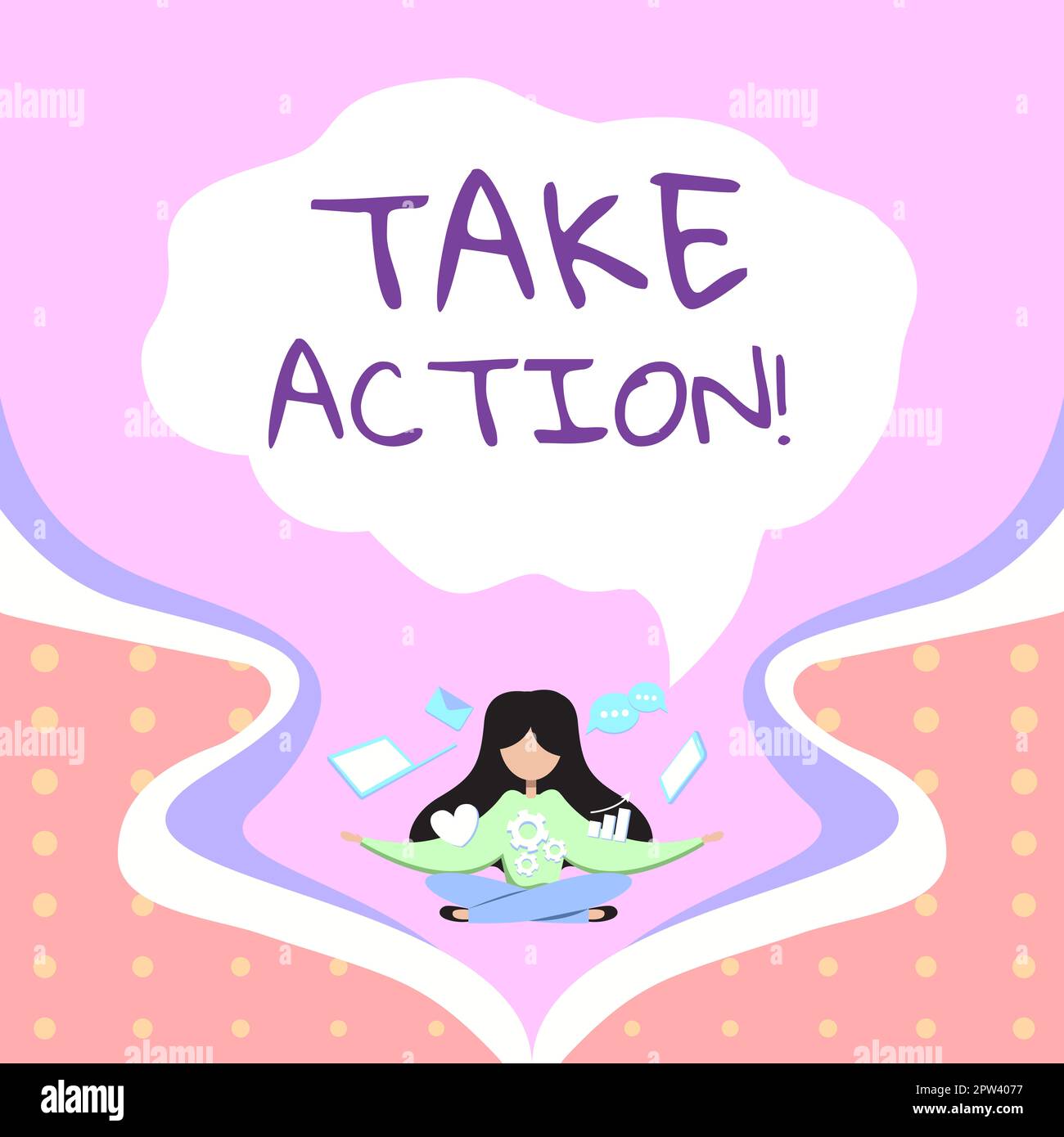 Hand writing sign Take Action, Business showcase do something official ...