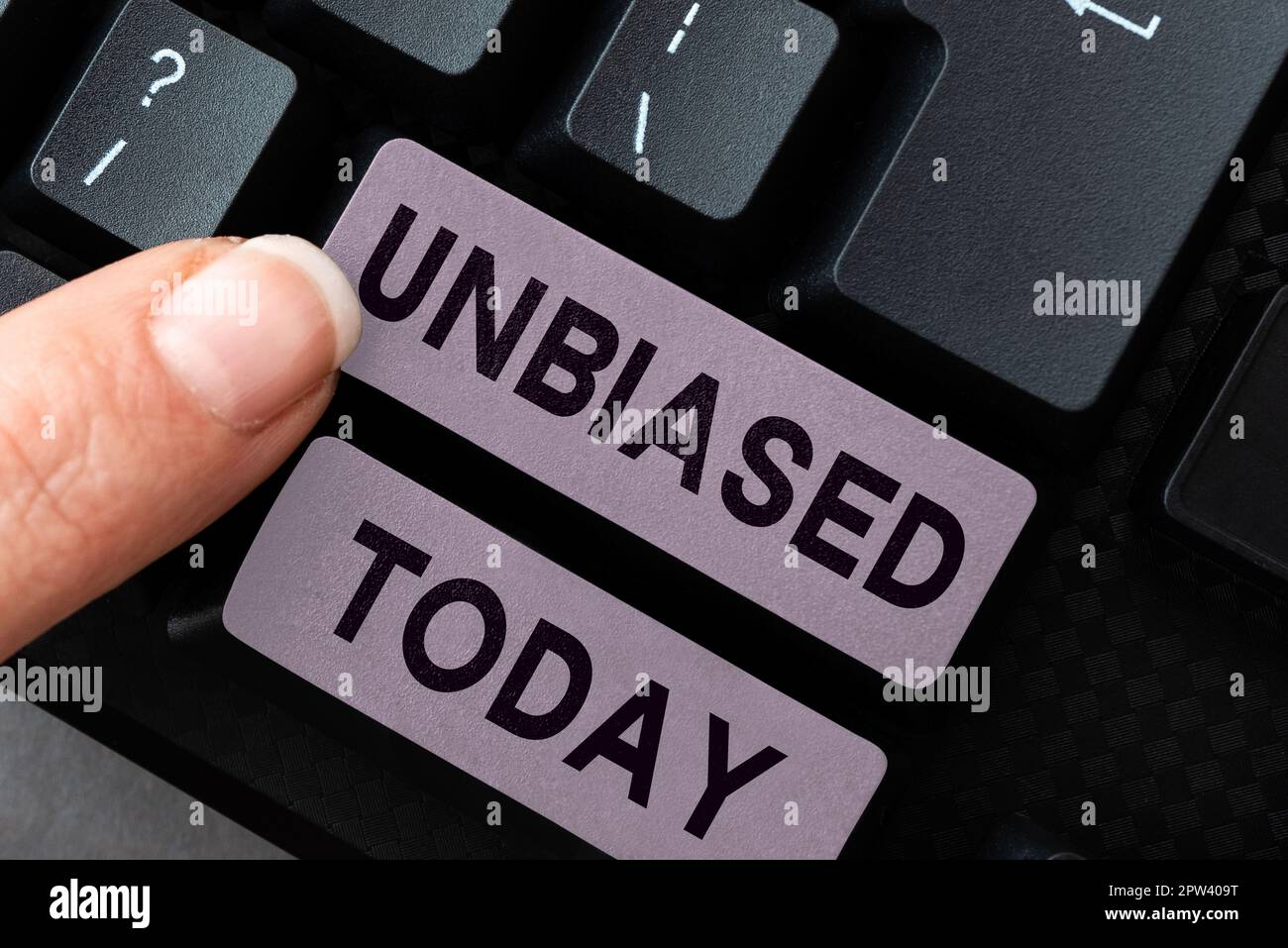 Hand writing sign Unbiased, Business concept showing no prejudice for ...