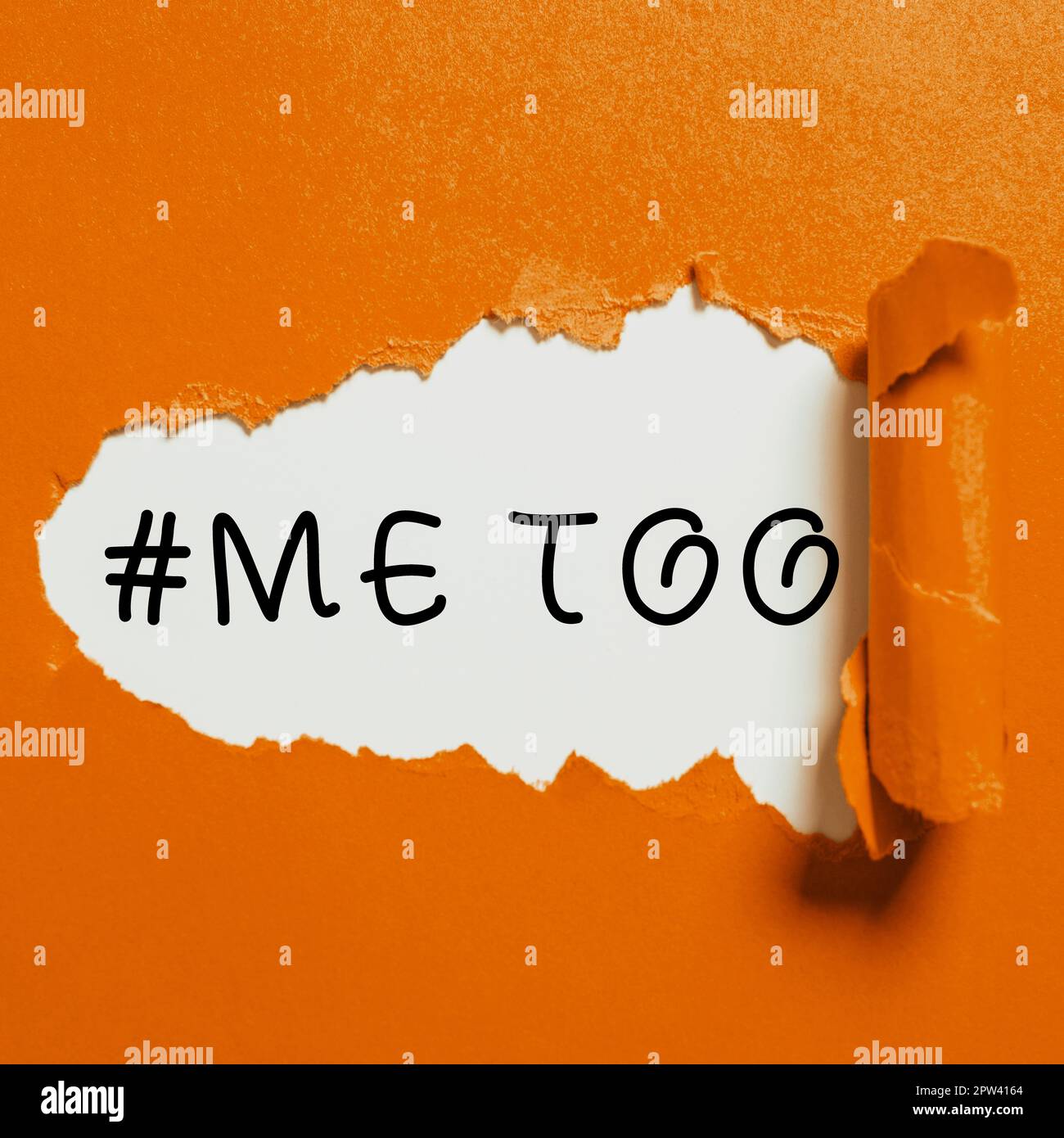 Sign displaying Me Too, Business showcase word preceded by a hash sign ...