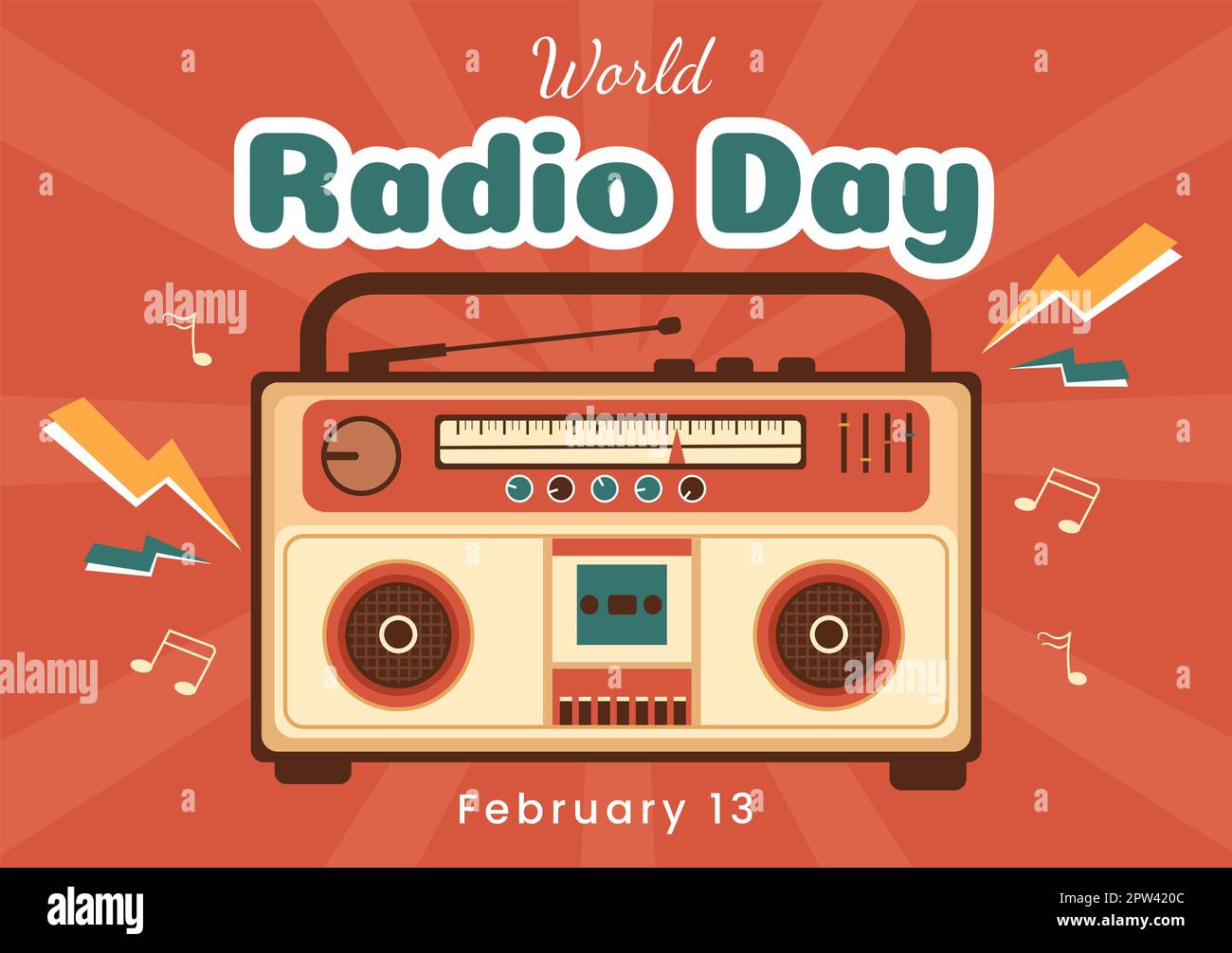 World Radio Day on February 13 of Idea for Landing Page Template ...
