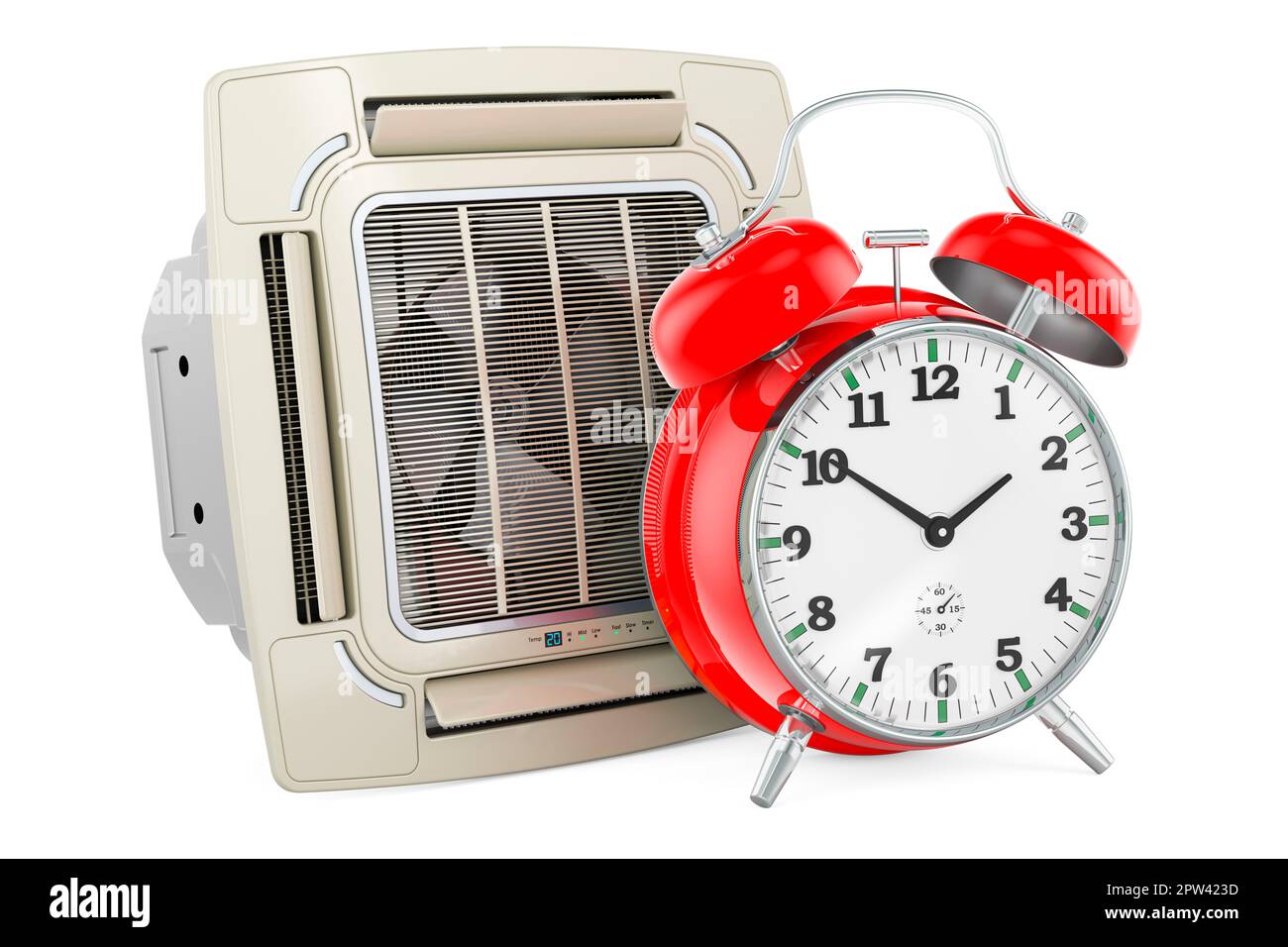 Ceiling Cassette Unit, Indoor Unit of Air Condition with alarm clock ...