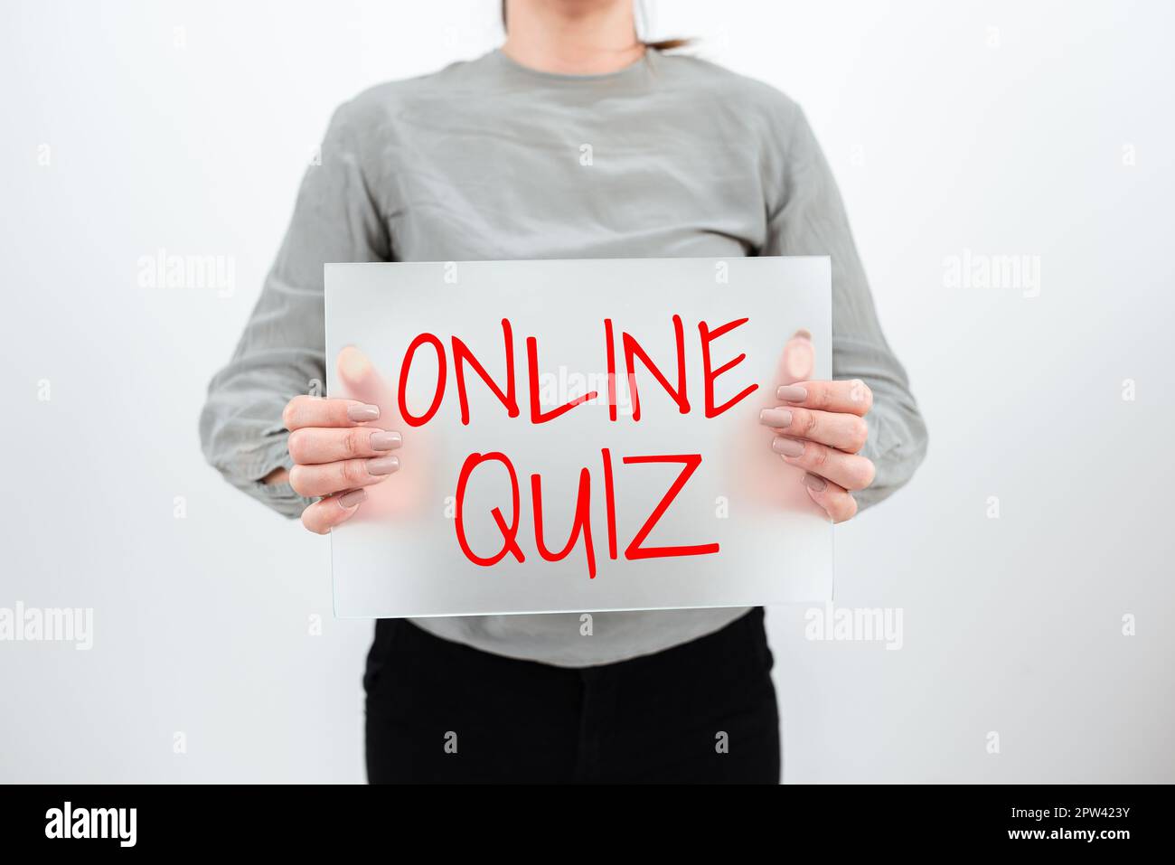 Writing displaying text Online Quiz, Concept meaning game or a mind ...