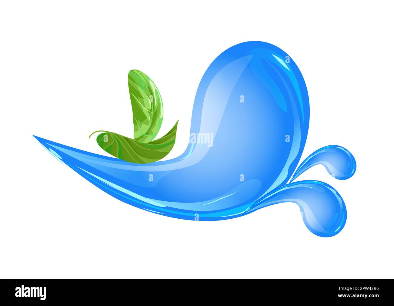 Water illustration Stock Vector Images - Alamy