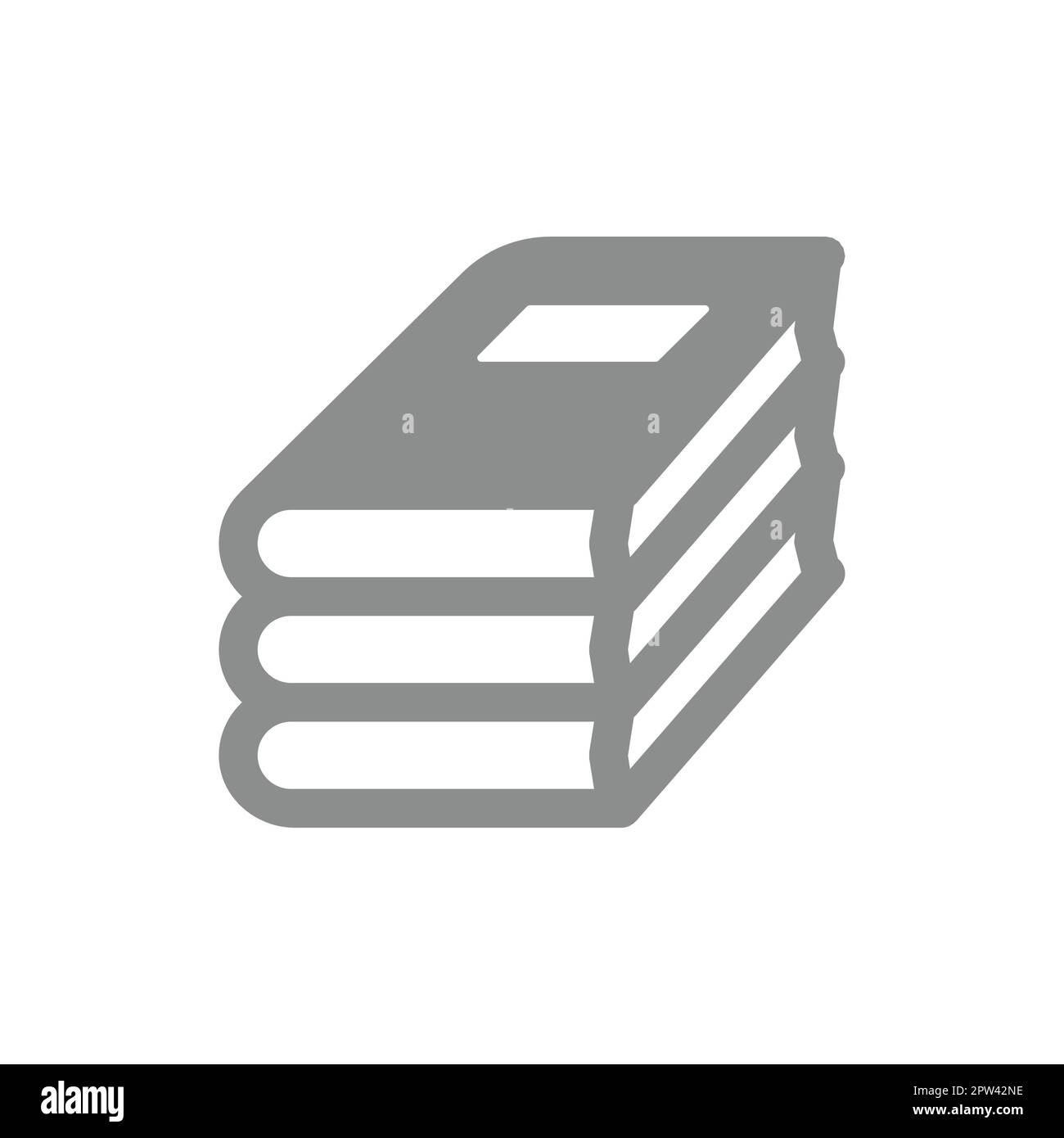 Pile of books vector icon Stock Vector Image & Art - Alamy