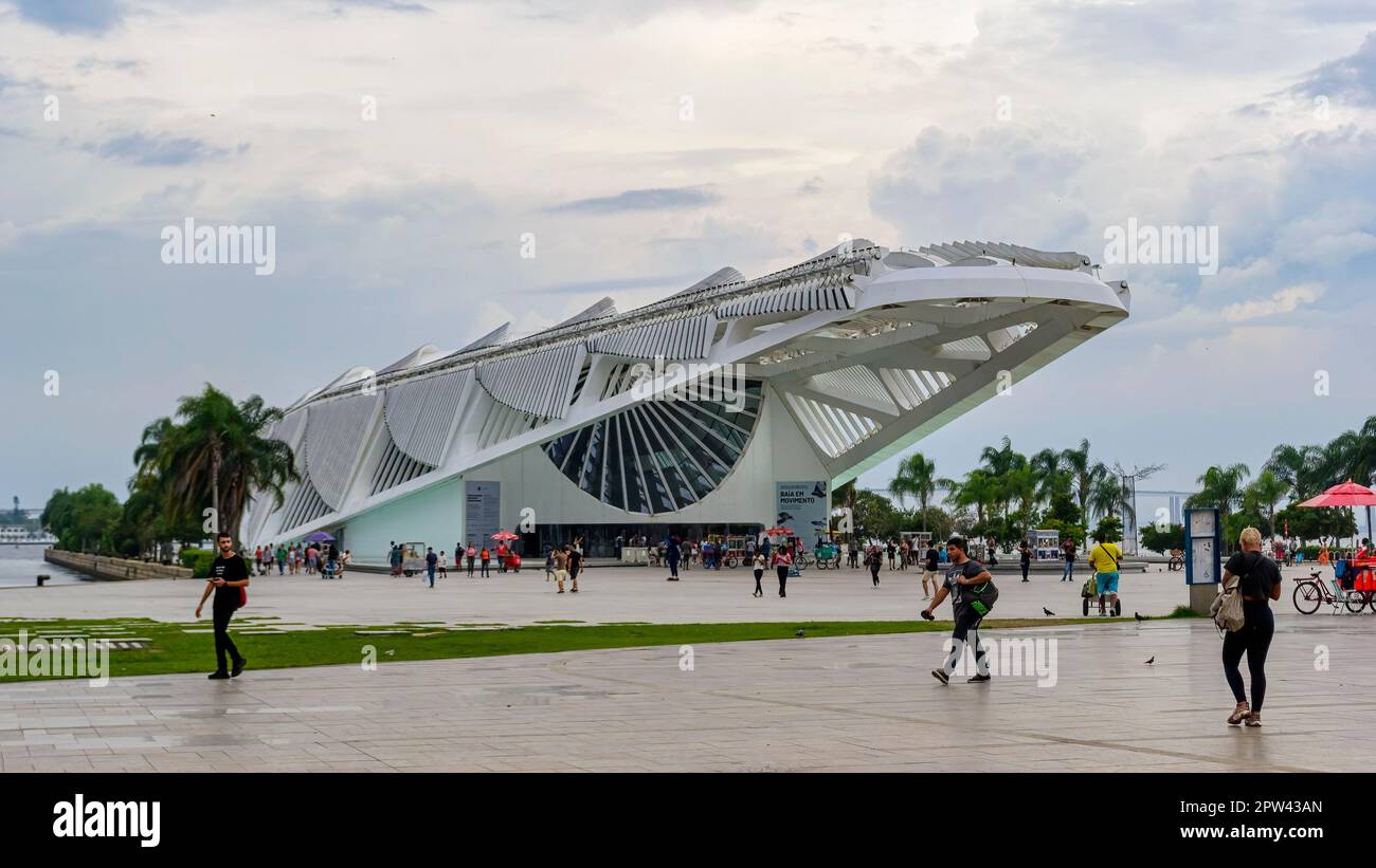 Museum of Tomorrow (Museu do Amanha), Rio de Janeiro, Brazil Stock ...