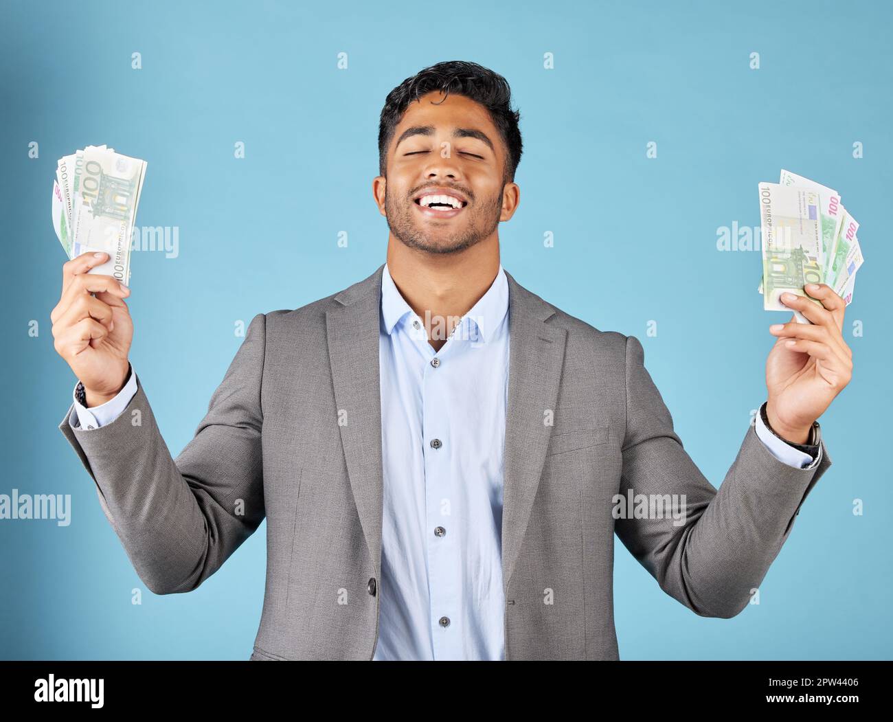Happy Businessman Money