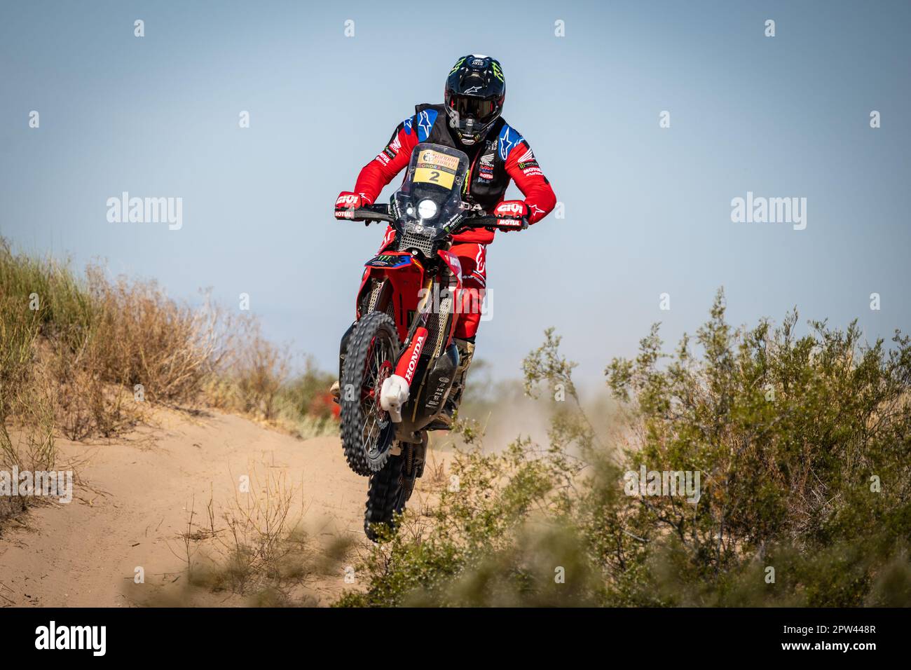 San Luis, Mexique. 28th Apr, 2023. 02 BRABEC Ricky (usa), Monster Energy Honda Team, Honda CRF ...