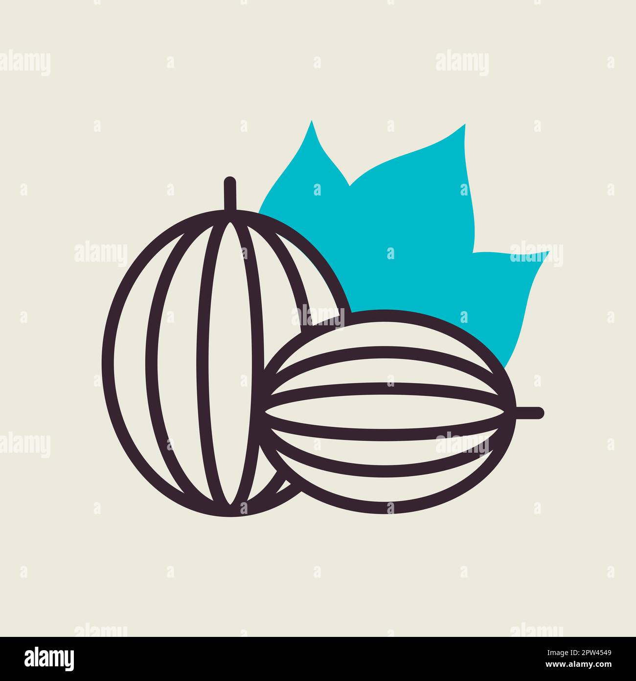Gooseberries vector icon. Graph symbol for food and drinks web site ...
