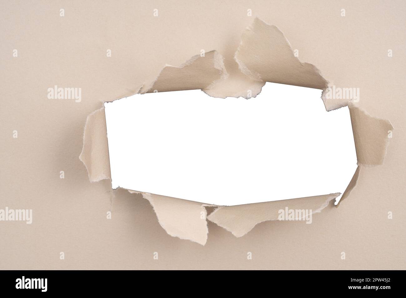 a torn cardboard on a transparent background Stock Photo - Alamy