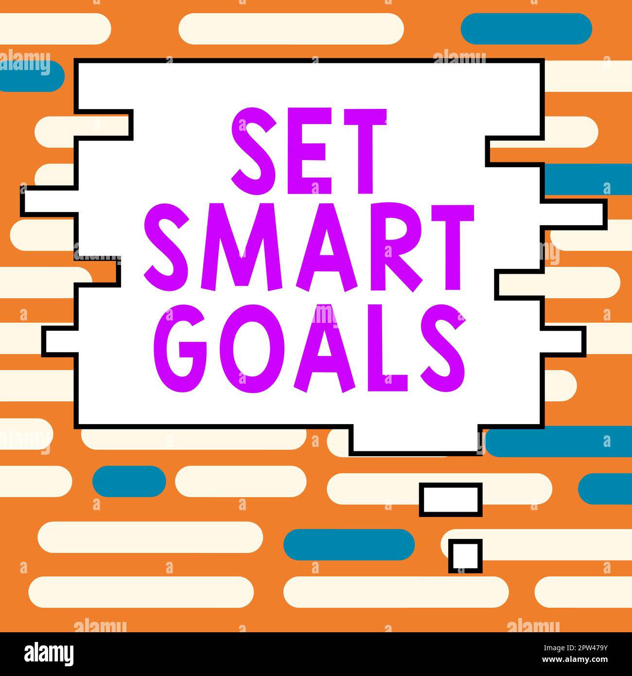Conceptual display Set Smart Goals, Internet Concept Establish ...