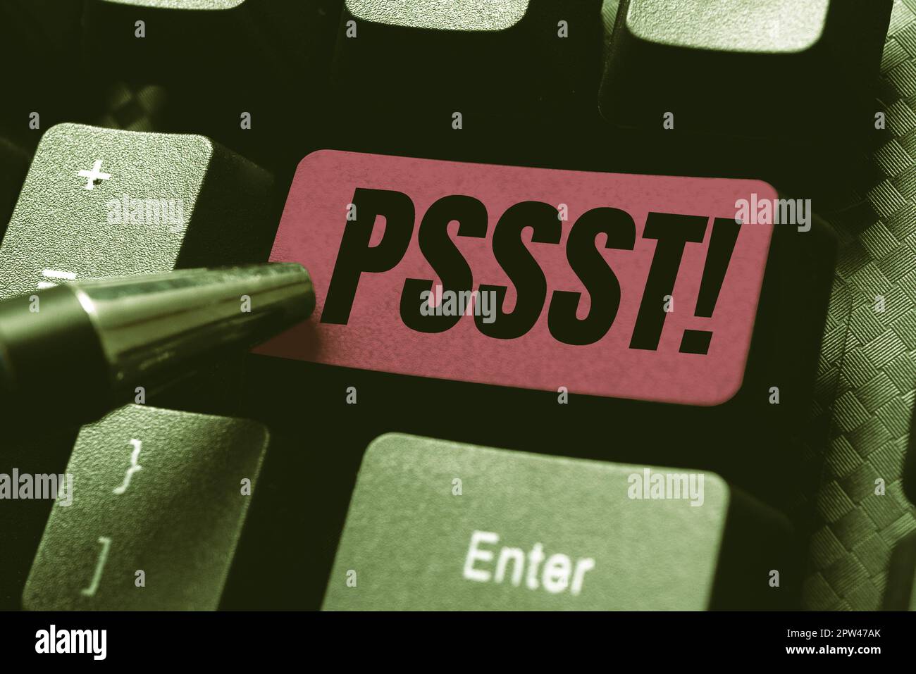 Writing displaying text Pssst, Business concept Expression Way to ...