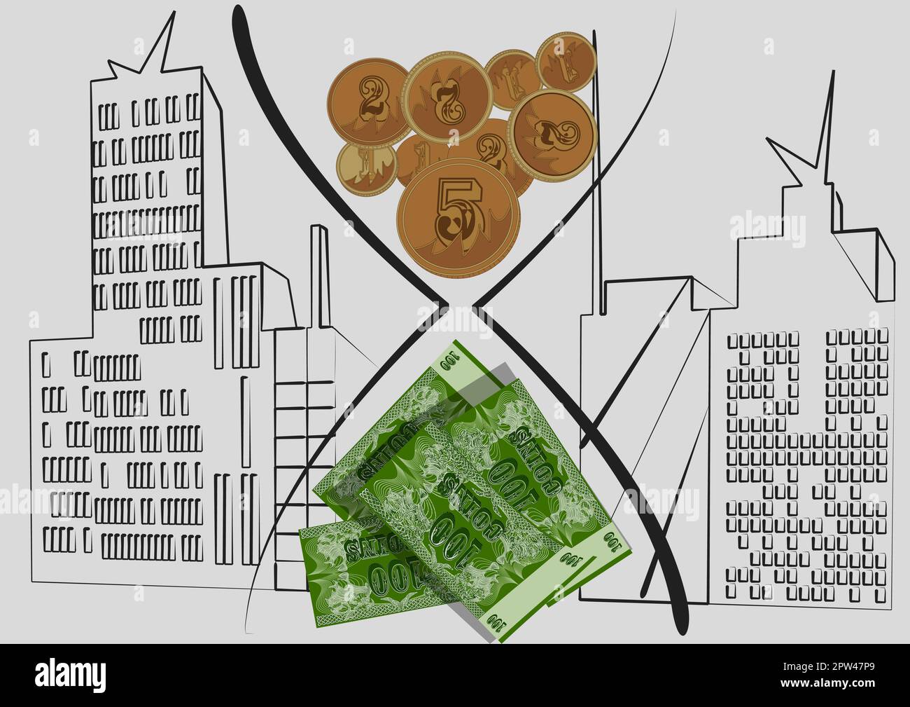 money abstract vector Stock Vector Image & Art - Alamy