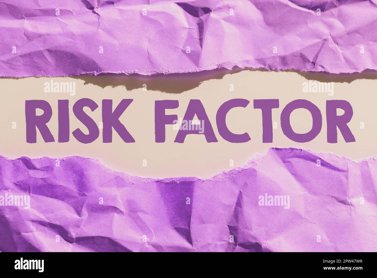 Sign displaying Risk Factor, Word for Something that rises the chance ...