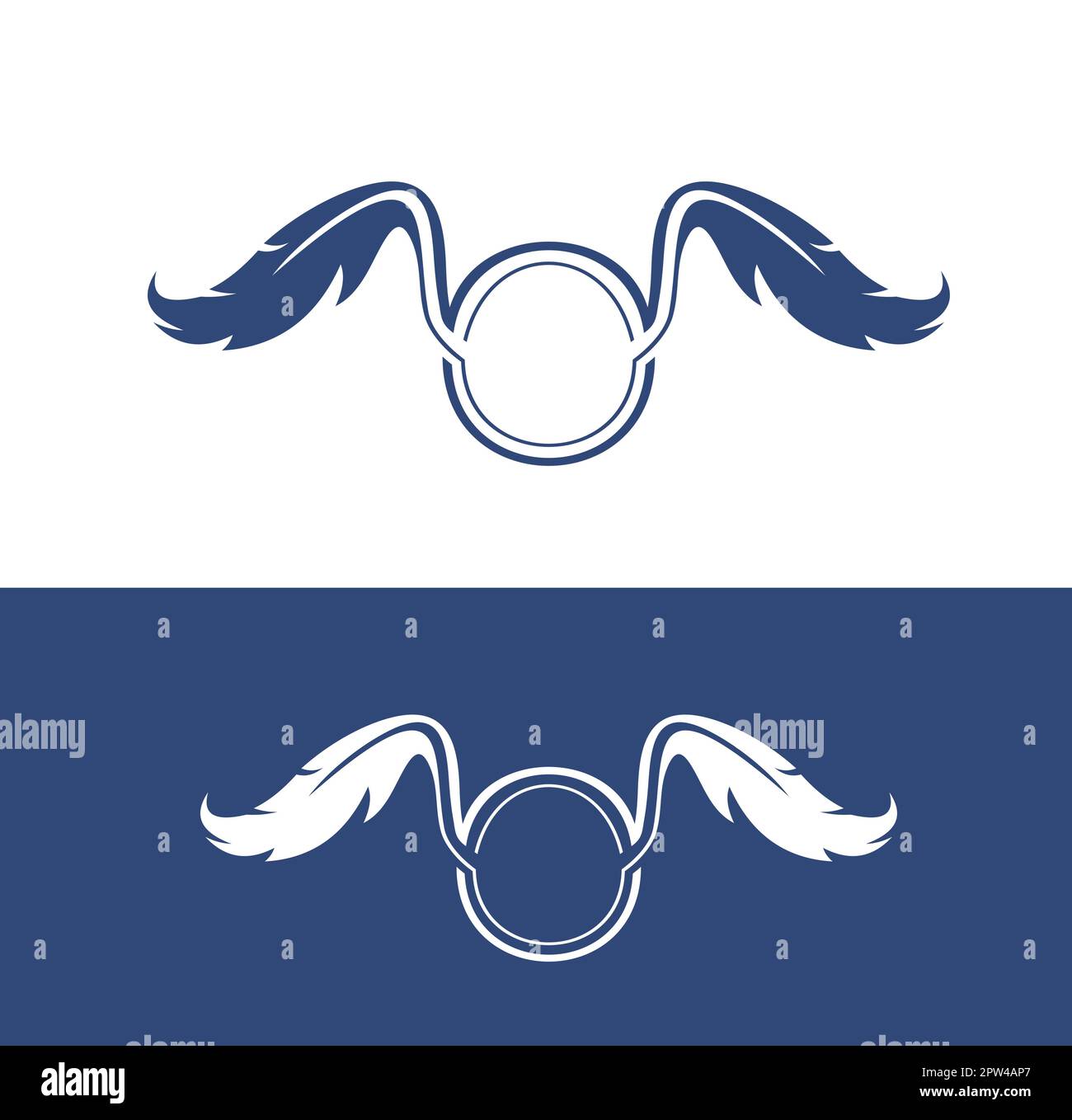 Wings logo hi-res stock photography and images - Alamy