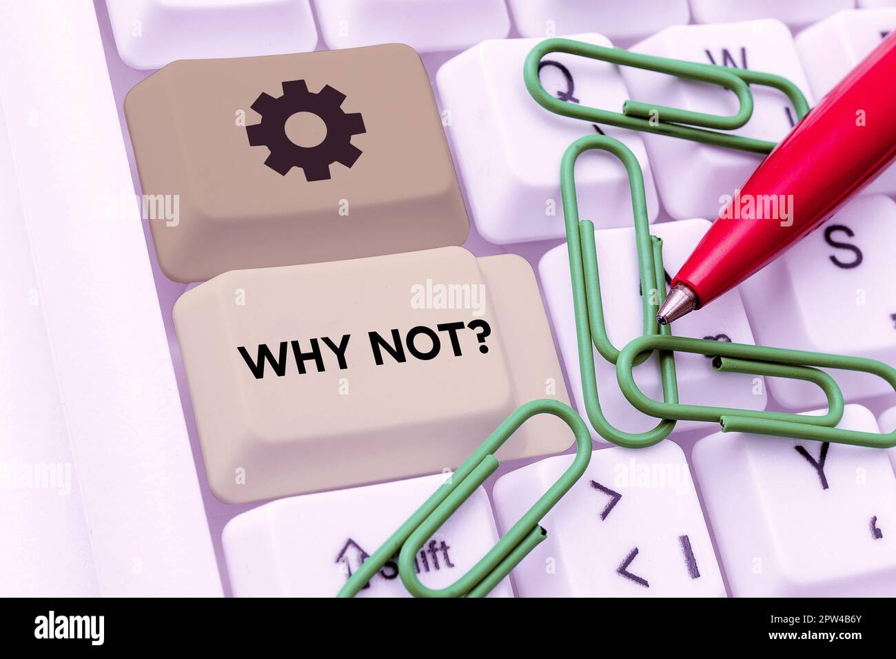 Conceptual display Why Not, Business idea make suggestion or to express ...