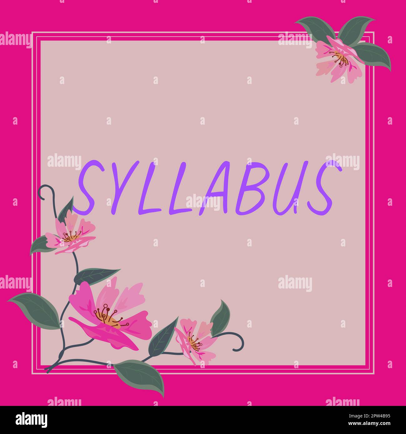 Conceptual Caption Syllabus Word Written On A Summary Outline Of A Discourse Treatise Or Of