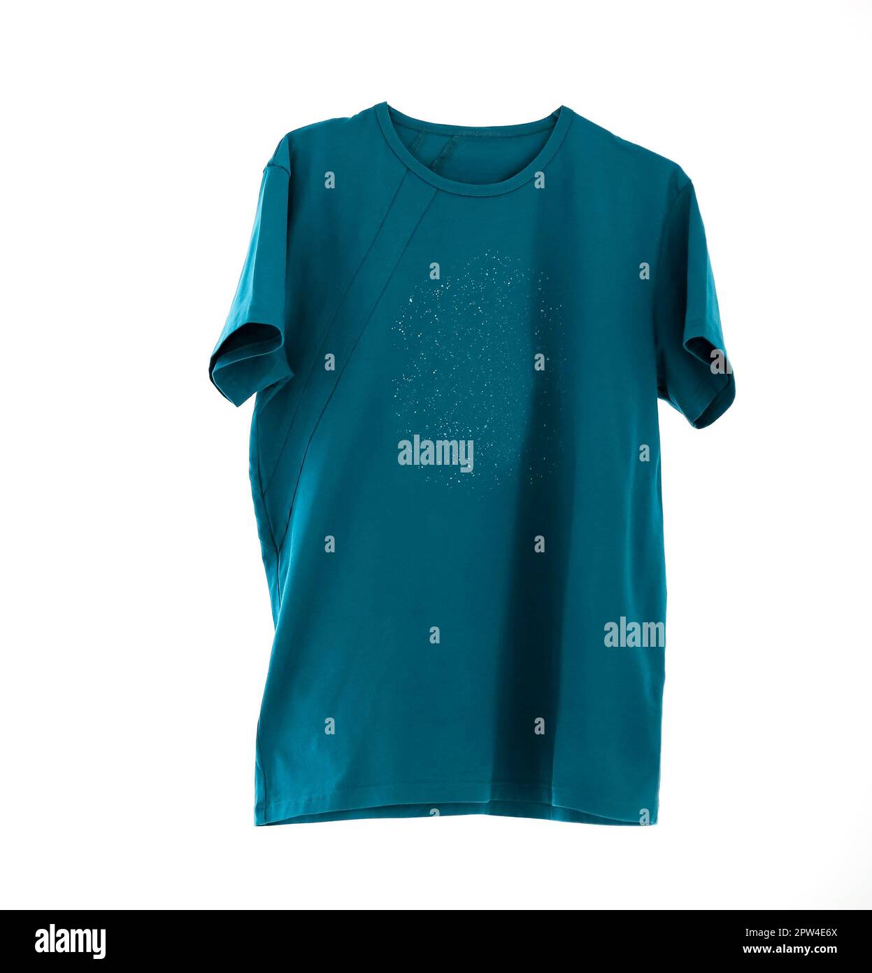 Dark blue t-shirt isolated on white Stock Photo - Alamy