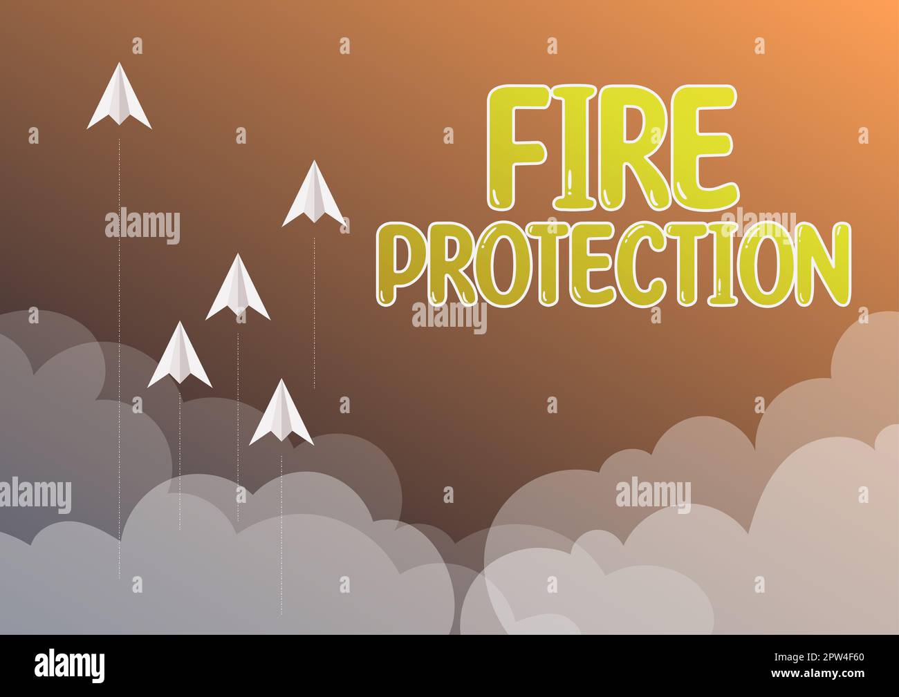 Inspiration showing sign Fire Protection, Business showcase measures ...