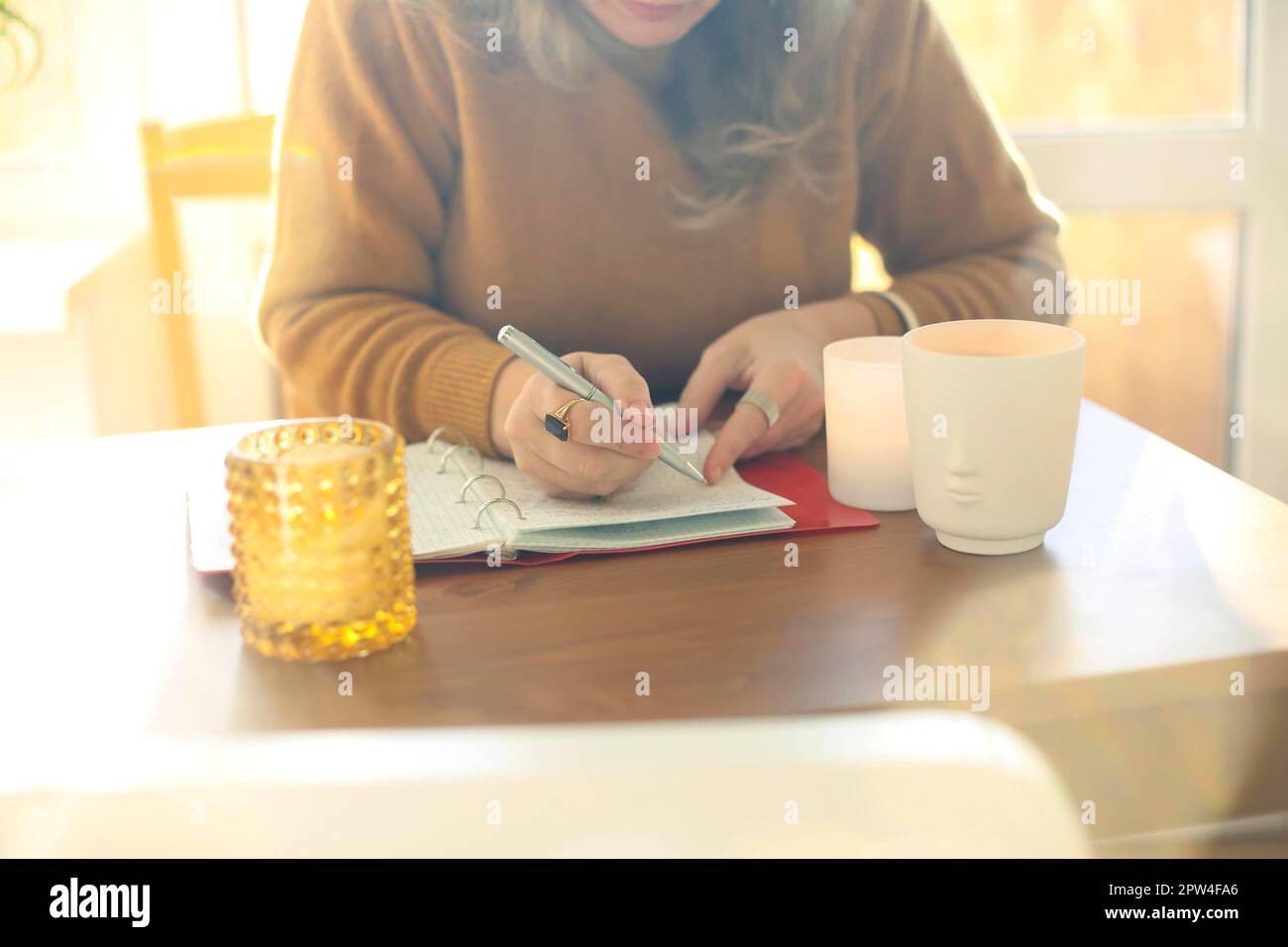 Photo concentrated focused lady hi-res stock photography and images - Alamy