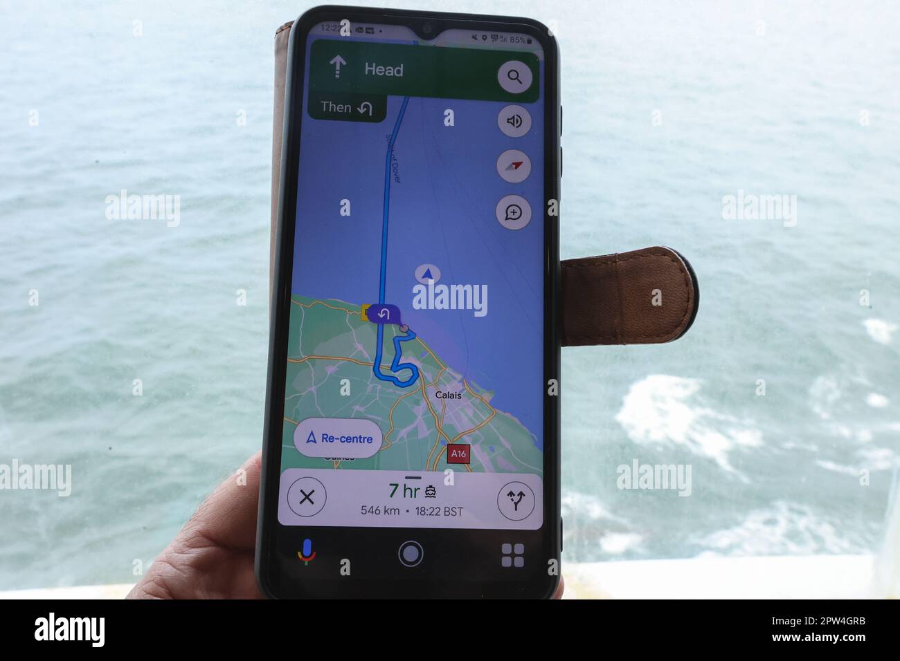English channel to uk, france map hi-res stock photography and images ...