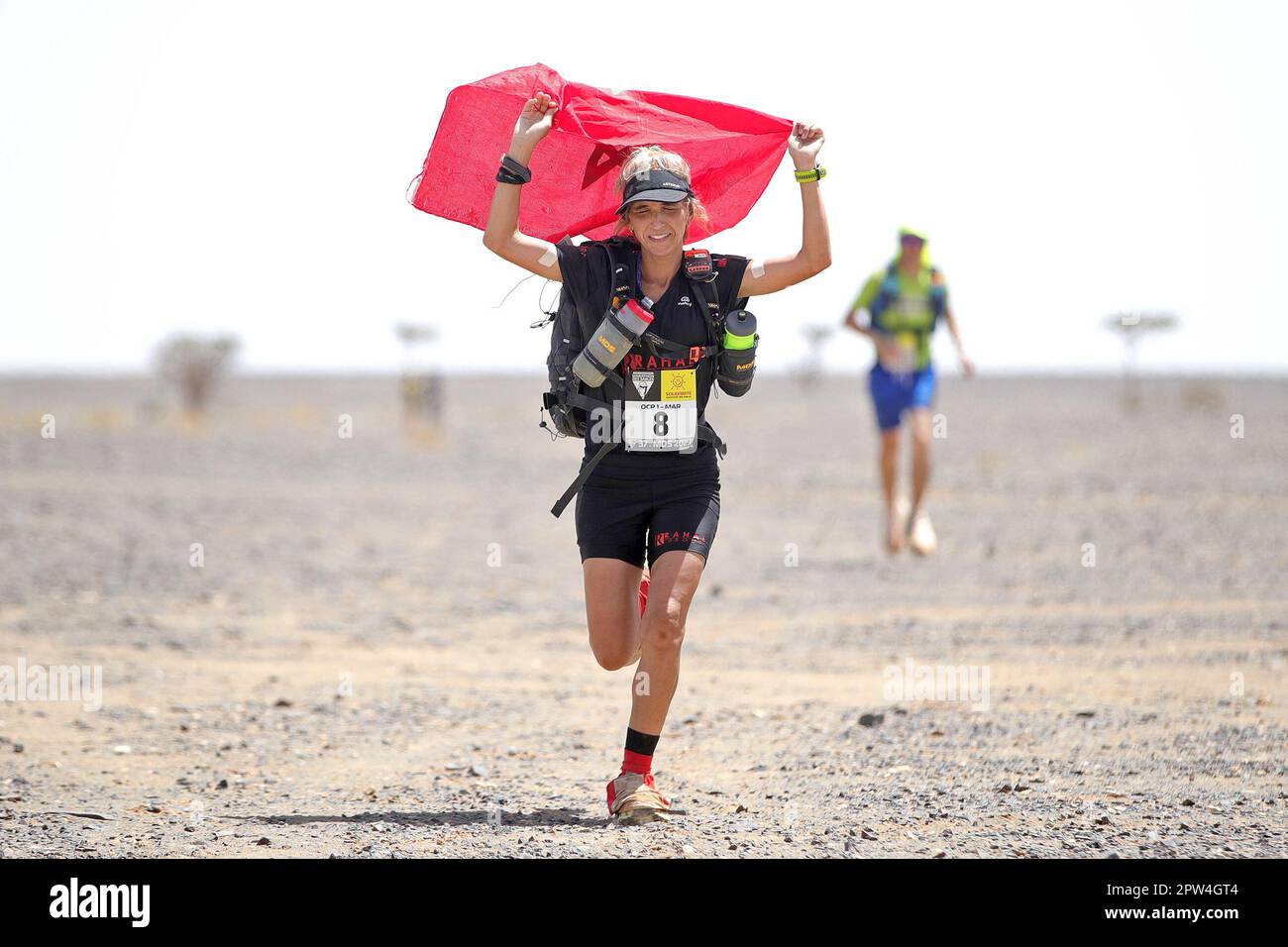 Morocco, Sahara Desert. 28th Apr, 2023. Marathon des Sables Stage 5 ...