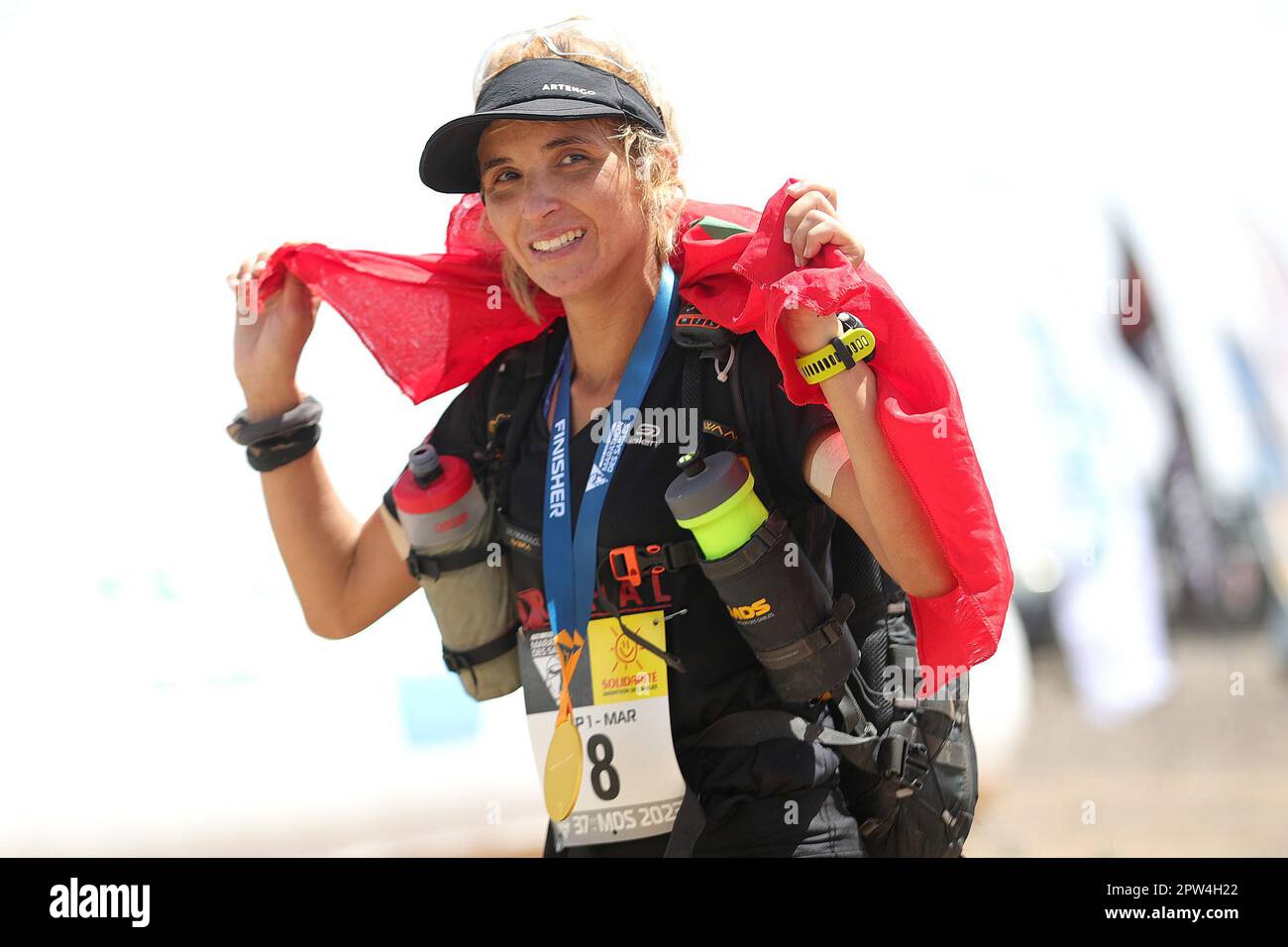 Morocco, Sahara Desert. 28th Apr, 2023. Marathon des Sables Stage 5 ...