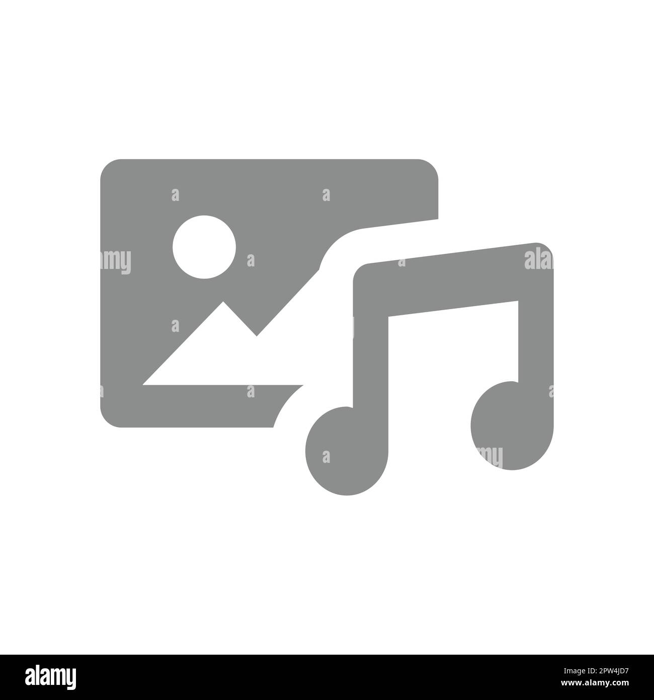 Multimedia file vector icon Stock Vector Image & Art - Alamy